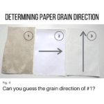 Two Easy Ways to Find Grain Direction in Paper - Bookbinding Basics