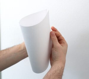 Two Easy Ways to Find Grain Direction in Paper - Bookbinding Basics