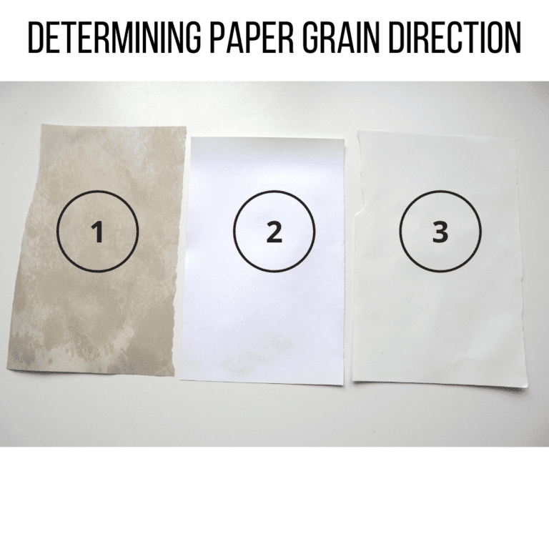 Two Easy Ways to Find Grain Direction in Paper - Bookbinding Basics