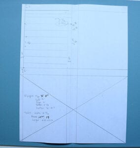 How to Make a Ledger Size Lined Paper Template (11×17) for bookbinding