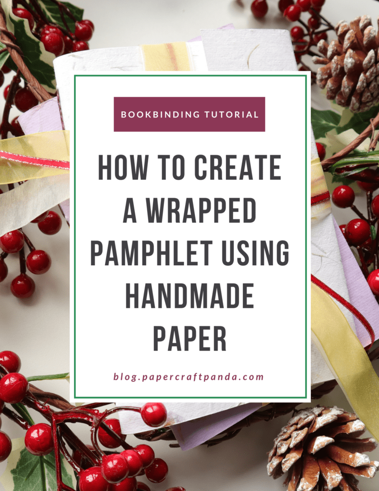 Tutorial | Handmade Book Gifts | Wrapped Pamphlets as Stocking Stuffers