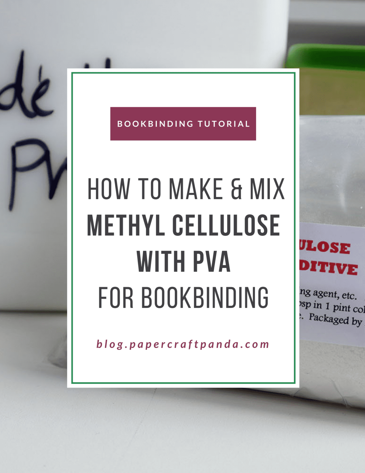 Tutorial | Tutorial | How to Make & Mix Methyl Cellulose with PVA for ...