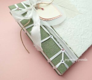 How to Make a Romantic Photo Album using the Japanese Stab Binding Te