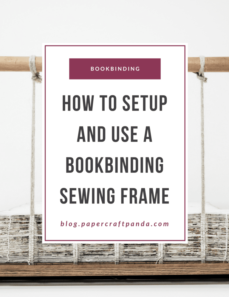 How to Setup & Use a Sewing Frame for Bookbinding