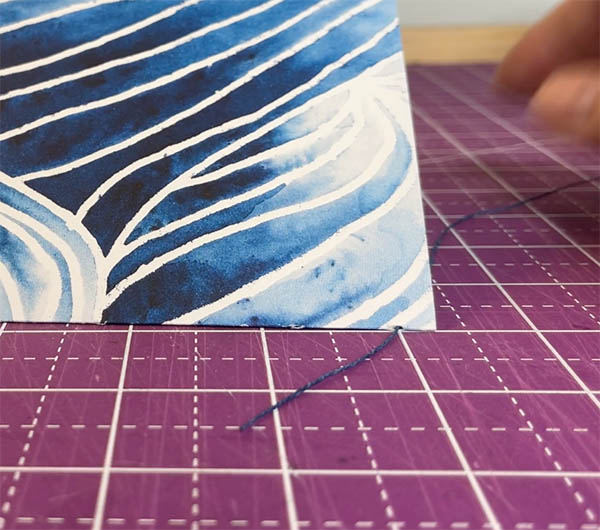 How to Create a Wide Format French Link Stitch Journal book