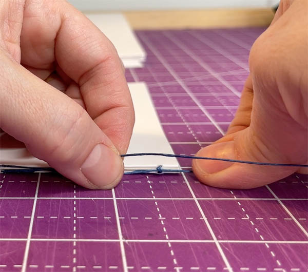 How to Create a Wide Format French Link Stitch Journal book