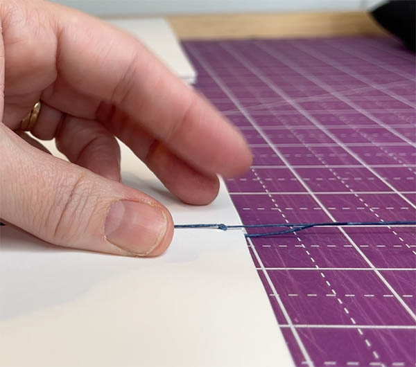 How to Create a Wide Format French Link Stitch Journal book