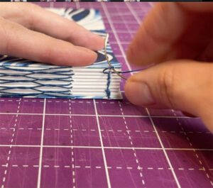 How to Create a Wide Format French Link Stitch Journal book