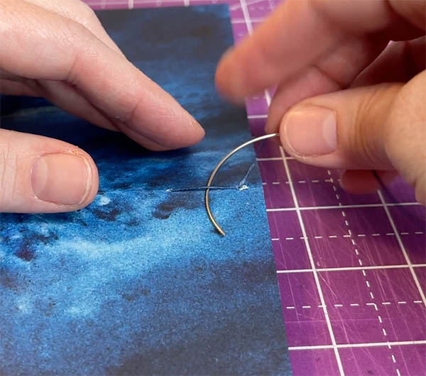 How to Create a Wide Format French Link Stitch Journal book