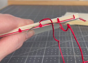 How to Sew the Chain Stitch Bookbinding Pattern