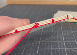How to Sew the Chain Stitch Bookbinding Pattern
