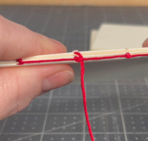 How to Sew the Chain Stitch Bookbinding Pattern