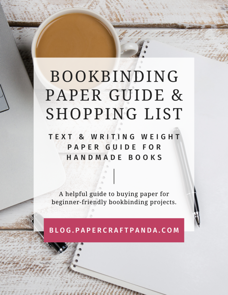 Bookbinding Paper Guide & Shopping List