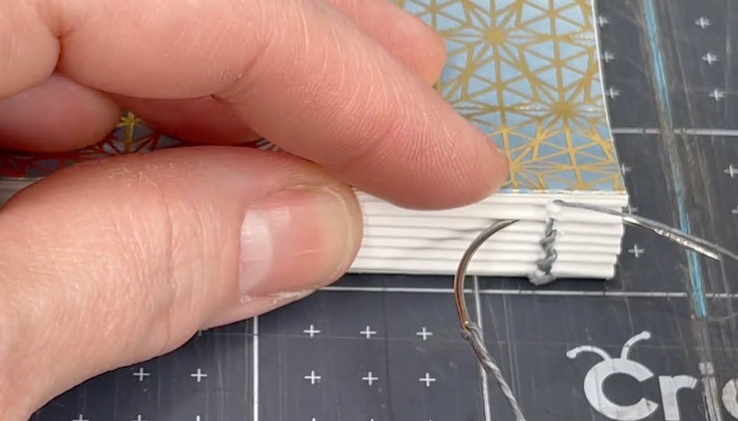 How to Make an A6 Softcover French Link Stitch Journal