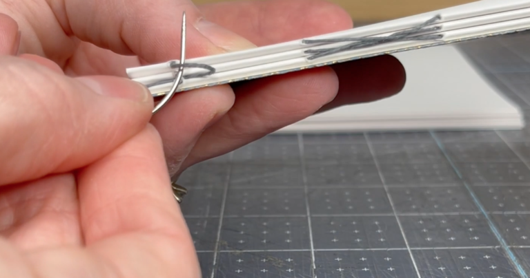 How to Make an A6 Softcover French Link Stitch Journal